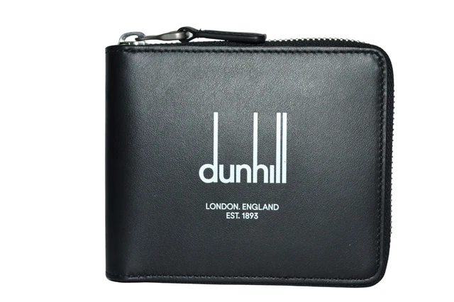 DUNHILL LEGACY 4CC And Coin Pouch Leather Zip Around Wallet Brand New ...