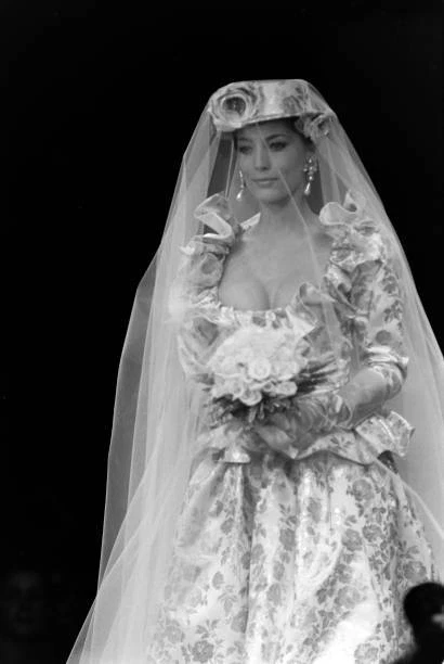 LUCIE RICHARDS MODEL in a Yves Saint Laurent fashion show 1993 Old ...