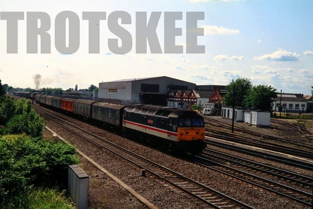 35MM SLIDE BR British Rail Diesel Locomotive 47584 Class 47 1986 ...