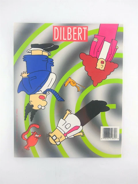 VINTAGE DILBERT COMIC Strip Pocket School Folder 1990s Esselte Scott ...