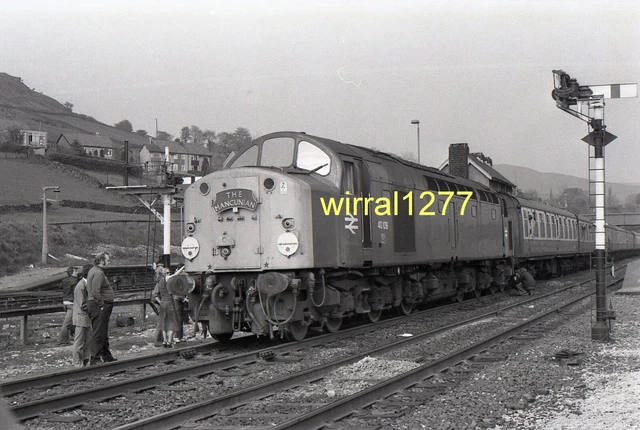 ORIGINAL RAILWAY PHOTOGRAPHIC negative Class 40 40109 at Chinley (1) £3 ...