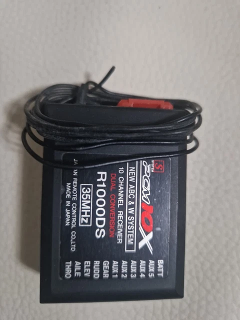 JR PROPO R1000DS 10 Channel PCM 35Mhz RC Receiver £15.99 - PicClick UK