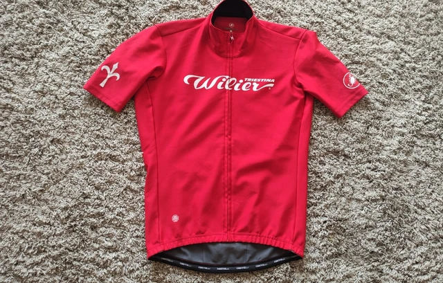 MAILLOT HOMME CASTELLI Gabba Wilier Triestina Gore-Windstopper SS ROUGE ...