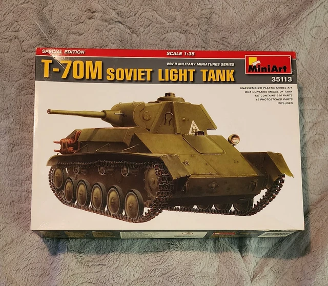 MINIART 35113 T70M Soviet Light Tank Special Edition 1/35 scale plastic ...