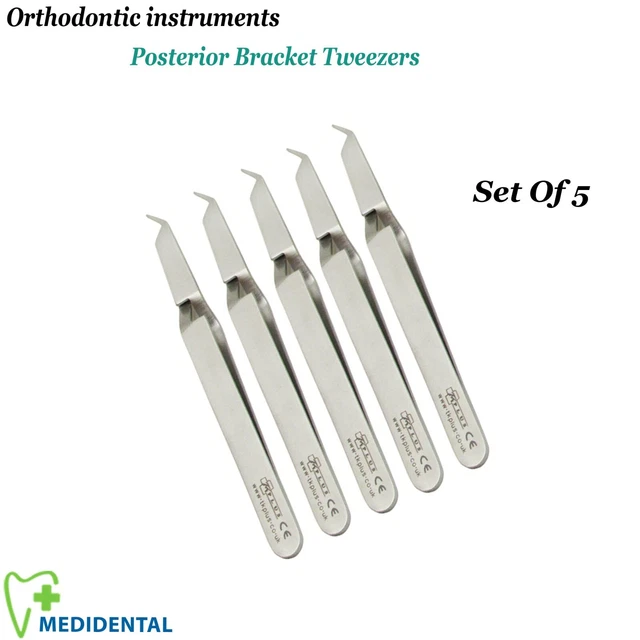 SET OF 5 - Orthodontic Dental Instruments Bracket Holding Posterior ...