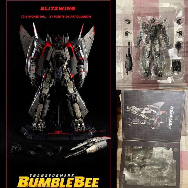 THREEZERO 3A TRANSFORMERS Figure Toy DLX Scale 10.6'' Inch Blitzwing In ...