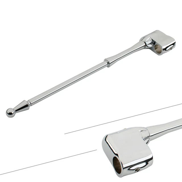 CHROME FLAG POLE Rear Luggage Rack Mount For Honda Goldwing GL1800 ...