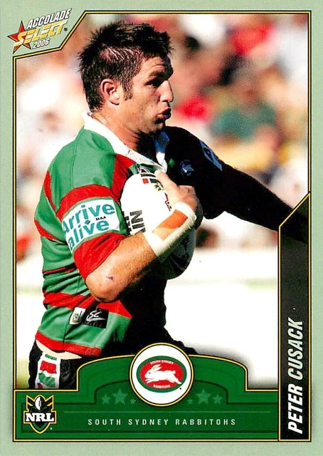2006 SOUTH SYDNEY RABBITOHS NRL Card PETER CUSACK EUR 3,07 - PicClick FR