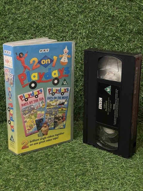 PLAYDAYS 2 ON 1 By The Sea Days On The Move (VHS Video 1997) £24.99 ...