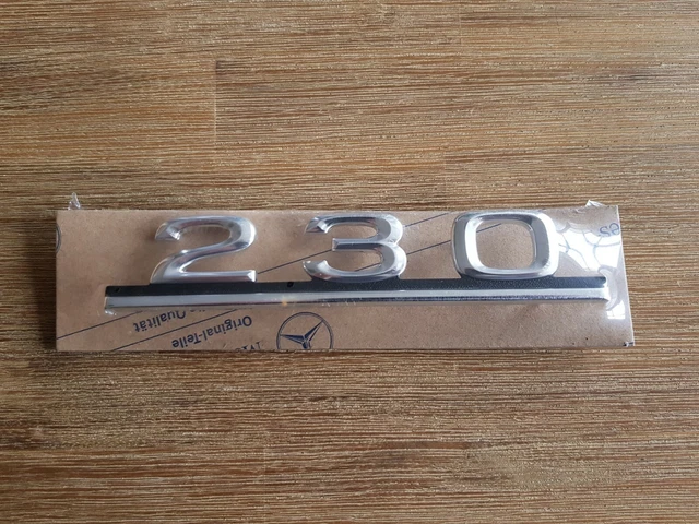 GENUINE MERCEDES-BENZ W123 230 Rear trunk badge logo emblem A1238170415 ...
