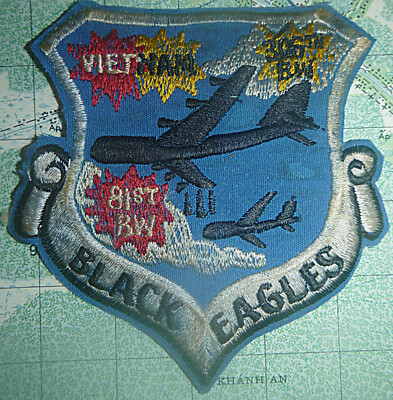 SCHWARZER ADLER-B-52 - Arc Light-Patch-US 81st, 306th BW-Vietnamkrieg ...