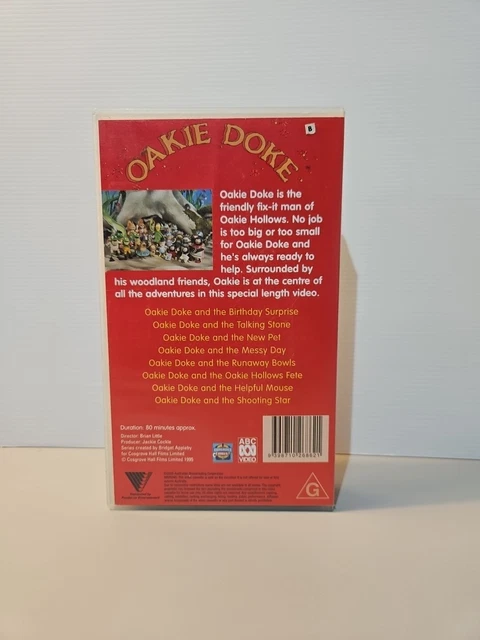 Fun For Kids Oakie Doke And The Birthday Surprise Vhs Abc Video 24