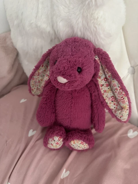 RATE AND RETIRED Jellycat Medium Blossom Rose Bashful Bunny £59.98 ...