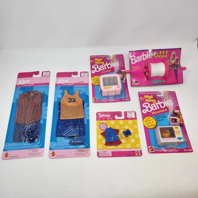 MATTEL BARBIE KEN Tommy Kelly Magic Moves Accessories Lot New Sealed ...