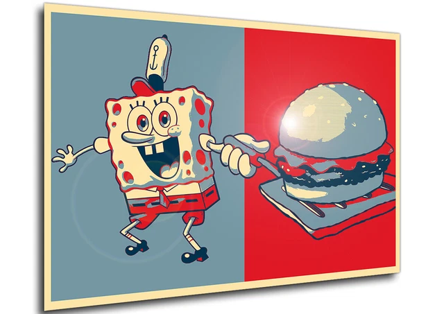 POSTER - PROPAGANDA Full - Spongebob Squarepants - Krabby Patty EUR 6 ...