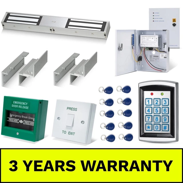 DOUBLE DOOR ENTRY System - Access Control Security Kit Electric ...