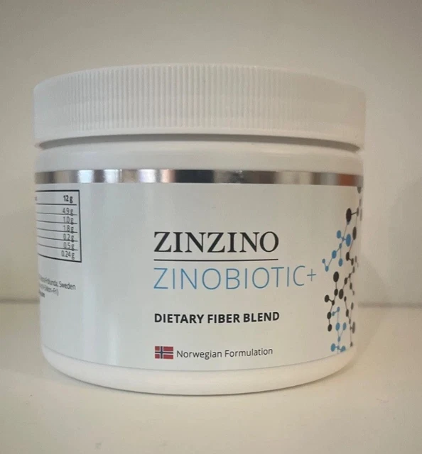 ZINZINO ZINOBIOTIC PREBIOTIC Dietary Fiber Supplement 180g Chronic ...