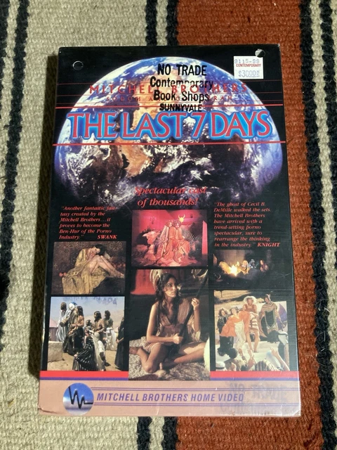 RARE SODOM AND Gomorrah THE LAST 7 DAYS VHS Mitchell Bros. Sleaze Big ...