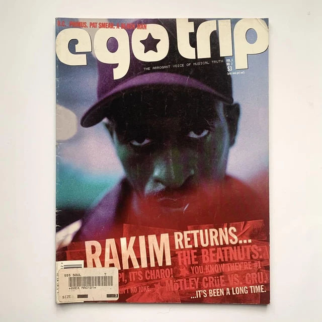 EGO TRIP MAGAZINE Vol.3 No.2 with Rakim Cover 1990s Hip-Hop Vintage ...