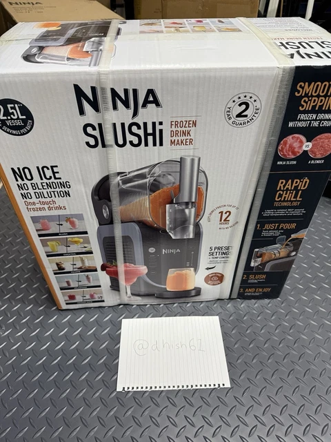 NINJA SLUSHI FROZEN Drinks Maker FS301UK Slushy Slush Machine - NEW ...