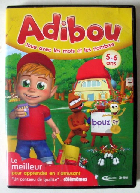 JEU PC CD-ROM Adibou joue avec les mots et les nombres - 5-6 ans - Mindscape EUR 4,50 - PicClick FR