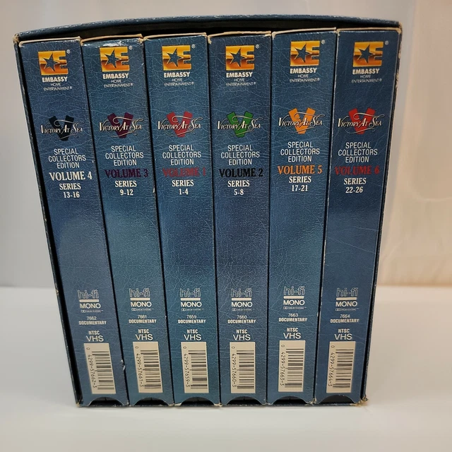 VICTORY AT SEA Special Collectors Edition VHS, Volumes 1-6. £10.88 ...