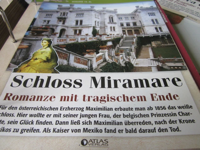 BURGEN UND SCHLÖSSER Italien Schloss Miramare Triest EUR 4,72 - PicClick DE