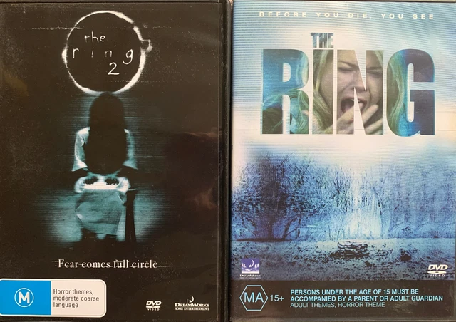 DVD: THE RING 01 & 02 - 01: Before You Die, You See. 02: Fear Comes ...