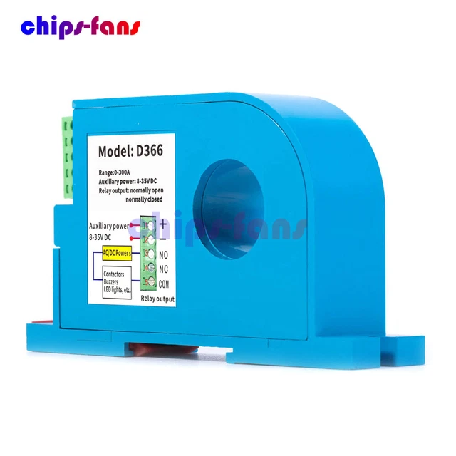 DC CURRENT SENSING Switch Overload Protection Hall Sensor D360-50A D366 ...