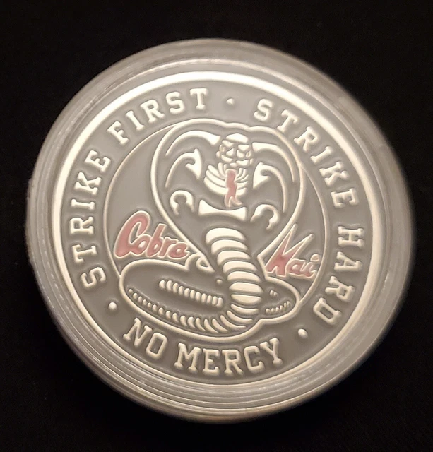COBRA KAI SILVER Coin Karate Kid Netflix Series Old Film Miyagi Do Est ...