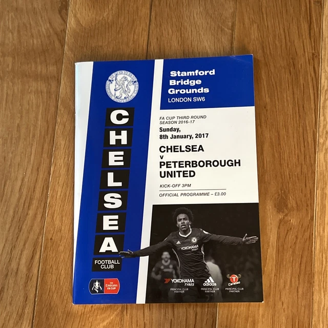 CHELSEA FC PROGRAMMES 2016-17 X 3, League Cup, FA Cup and final league ...