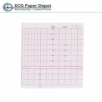ECG EKG FETAL Monitoring Recording Paper Roll 40 Packs per Case 120mm x ...