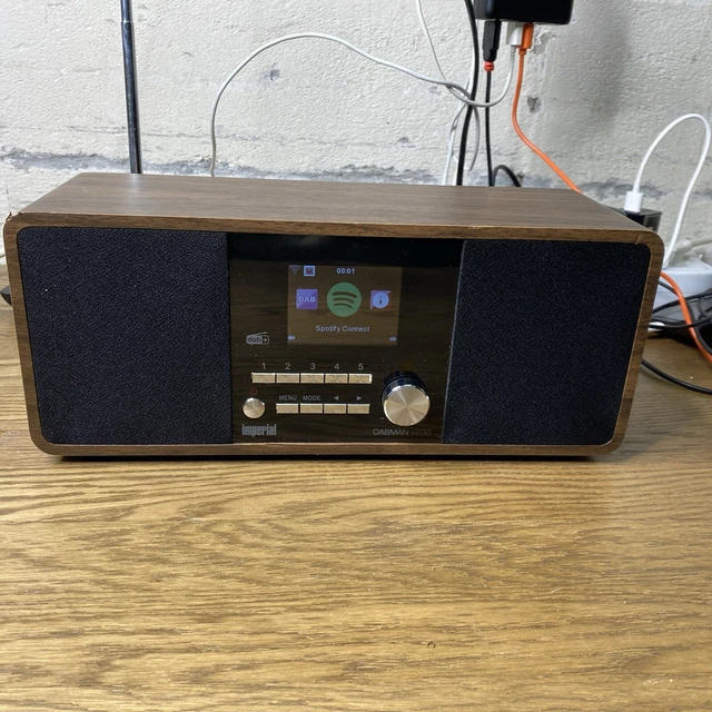 IMPERIAL DABMAN I200 Stereo-Radio DAB+ / FM / Internet, Holzoptik, OVP ...