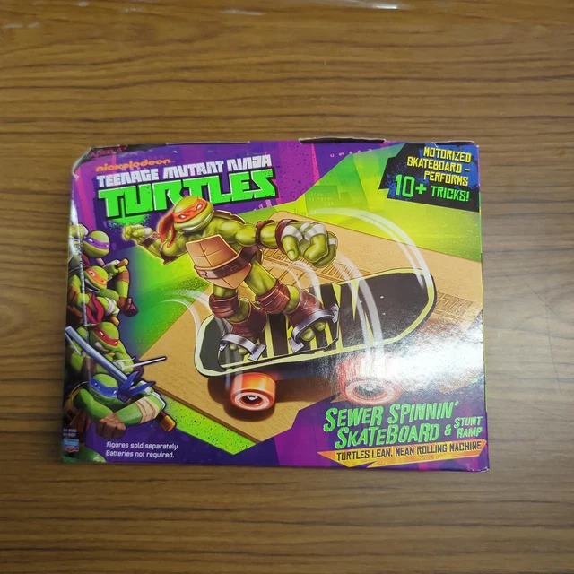 TEENAGE MUTANT NINJA Turtles Nickelodeon Sewer Spinnin' Skateboard ...