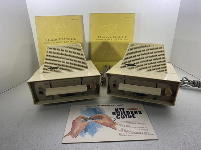 VINTAGE HEATHKIT GD-51A Transistor Intercom Speaker System w/ Manuals £ ...