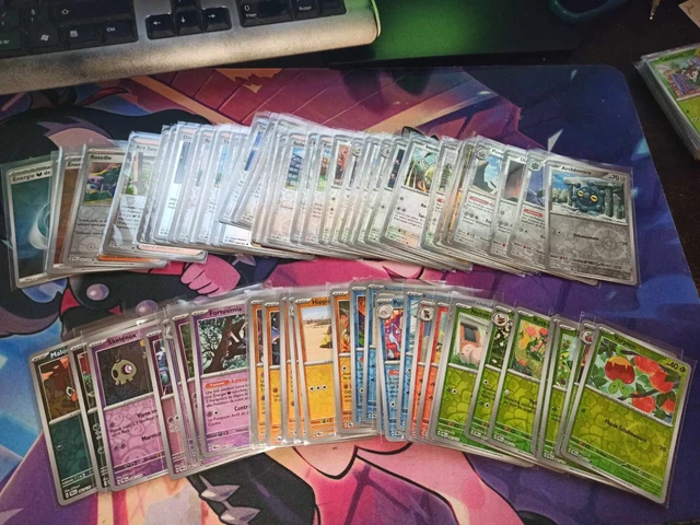 LOT DE 75 Cartes Pokemon Reverse Sans double Evolution prismatique PRE ...