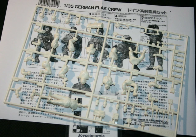 TAMIYA GERMAN FLAK Crew 1:35 scale model figures kit MM194. EUR 18,94 ...