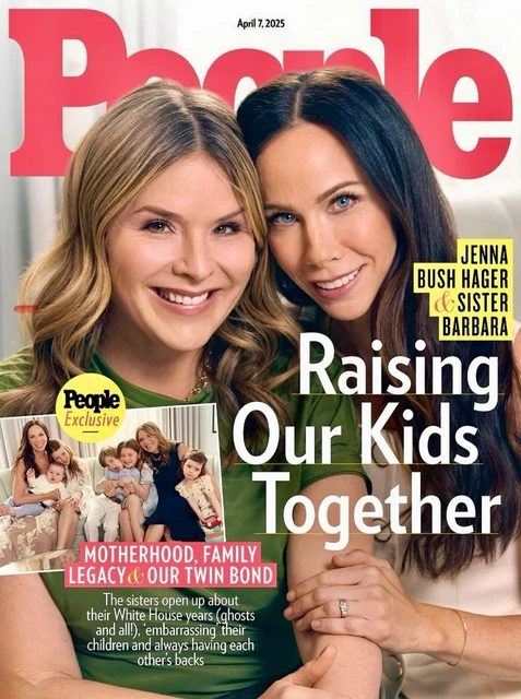 PEOPLE MAGAZINE - April 2025 - Jenna Bush Hager - Barbara Bush £9.00 ...