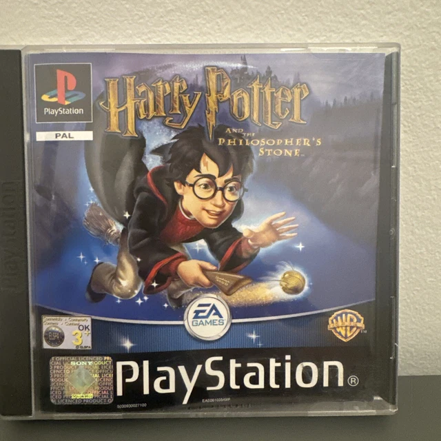 HARRY POTTER AND the Philosopher's Stone PS1 (COMPLETE) black label ...