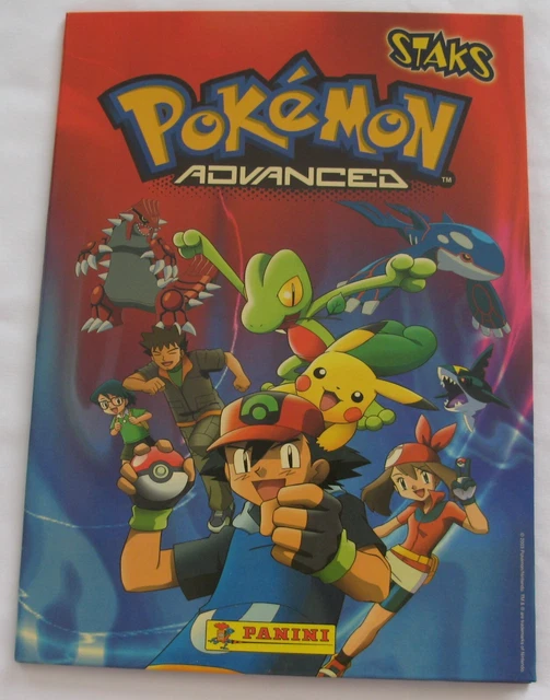 Tableau Vintage Du Jeu Pokemon Nintendo Advenced Staks Panini 2003