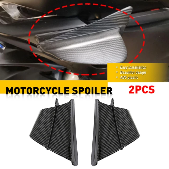 FOR MOTORCYCLE/BIKE WINGLET Air Spoilers Side Deflector Wing High Power ...