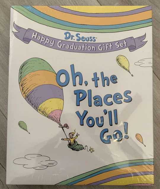 DR. SEUSS OH The Places You'll Go Happy Graduation Gift Set New ...