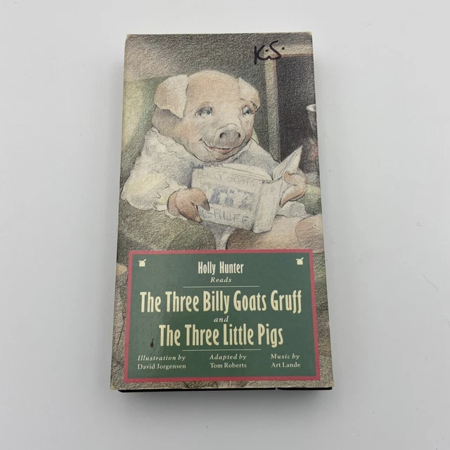 VINTAGE 1989 THE Three Billy Goats Gruff And The Three Little Pigs VHS ...