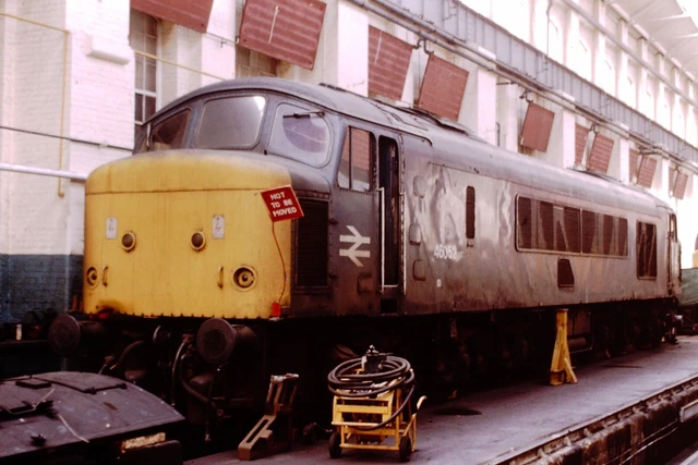 1980S BRITISH RAIL BR Diesel Loco 46052 Crewe Carlisle Railway Slide ...