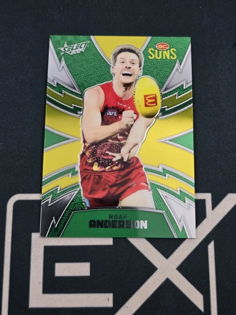 2024 SELECT AFL Footy Stars NOAH ANDERSON Kmart Gold/Green Luminous #LGG41 $0.99 - PicClick AU