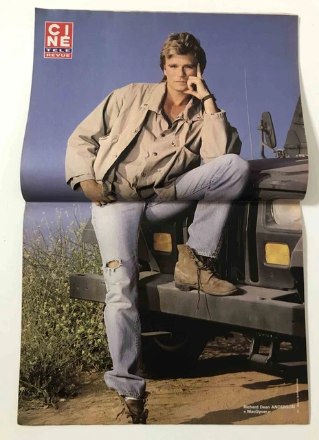 CINE REVUE N°14/1987-MACGYVER-JAN MICHAEL VINCENT-PRISCILLA PRESLEY EUR ...
