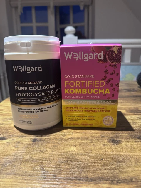 WELLGARD COLLAGEN POWDER And Kombucha Bundle £11.86 - PicClick UK