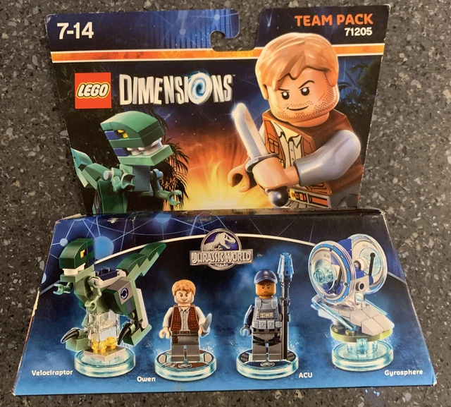 LEGO DIMENSIONS JURASSIC World Team Pack 71205 Rare Mint Condition 100% ...
