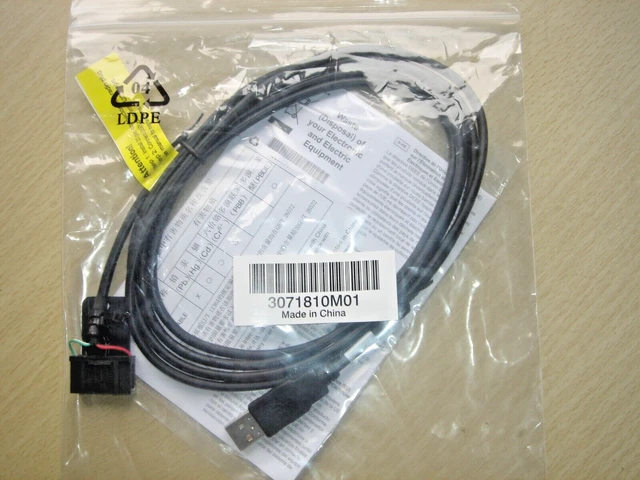 MOTOROLA 3071810M01 TETRA Usb Programming Lead For Mtm800 & Mtm800E £28 ...