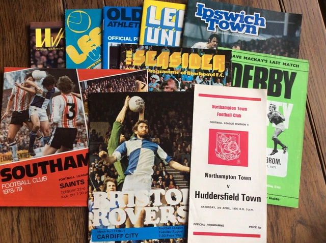FOOTBALL PROGRAMME BUNDLE Various (8) £4.00 - PicClick UK